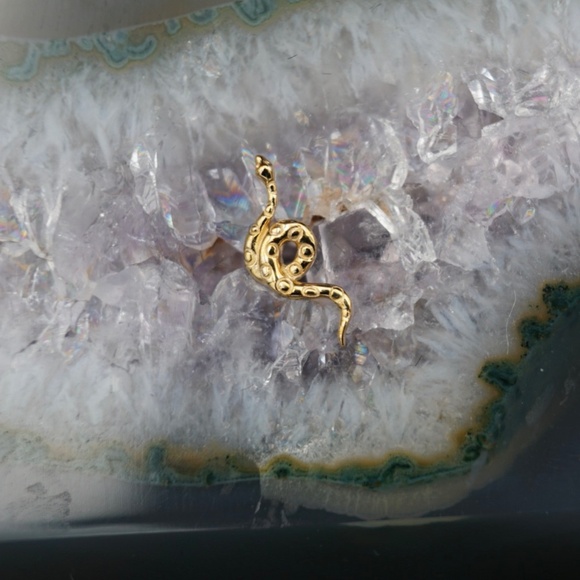 Junipurr Body Jewelry | Jewelry | Solid 4k Gold Textured Snake ...